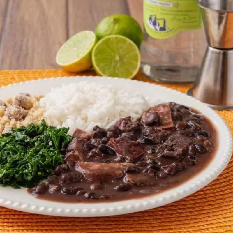 Feijoada Light com Arroz Branco, Farofa e Couve | Congelados Granja Viana